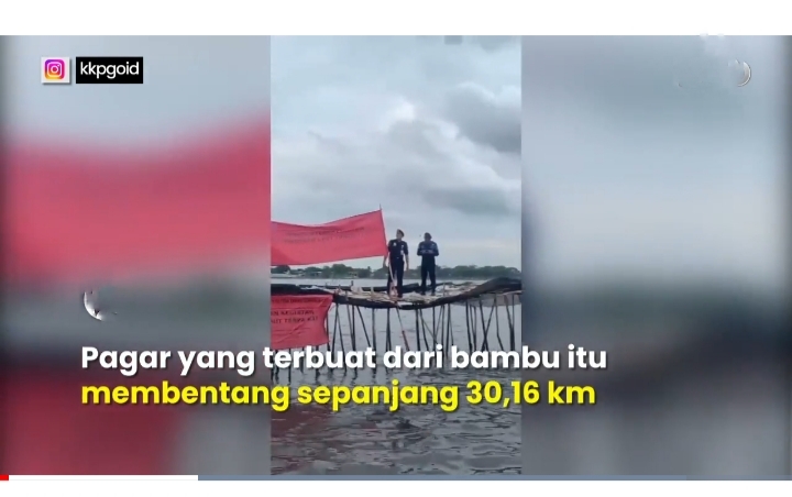KKP Segel Pagar Laut Sepanjang 30,16 Km di Tangerang atas Instruksi Prabowo - PUBLIKBICARA.COM