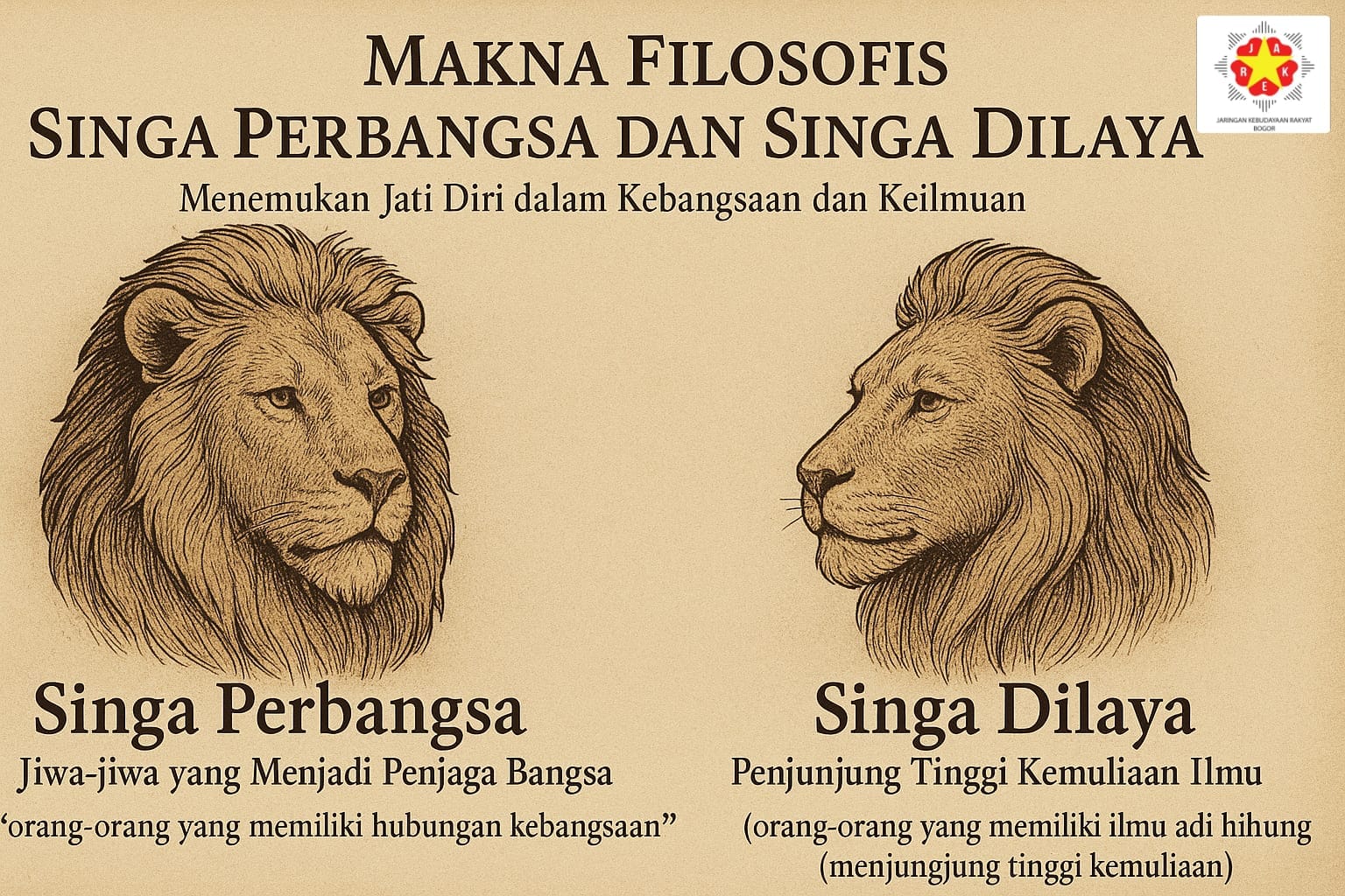 Makna Filosofis Singa Perbangsa dan Singa Dilaya: Menemukan Jati Diri ...