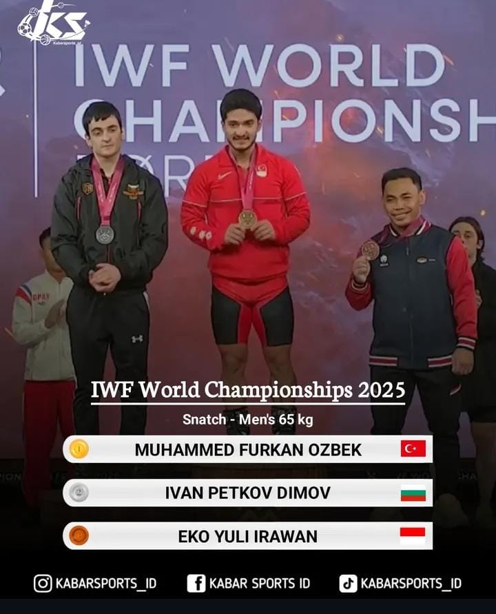 Kejuaraan IWF 2025, Eko Yuli Finish Diposisi Ketiga - PUBLIKBICARA.COM